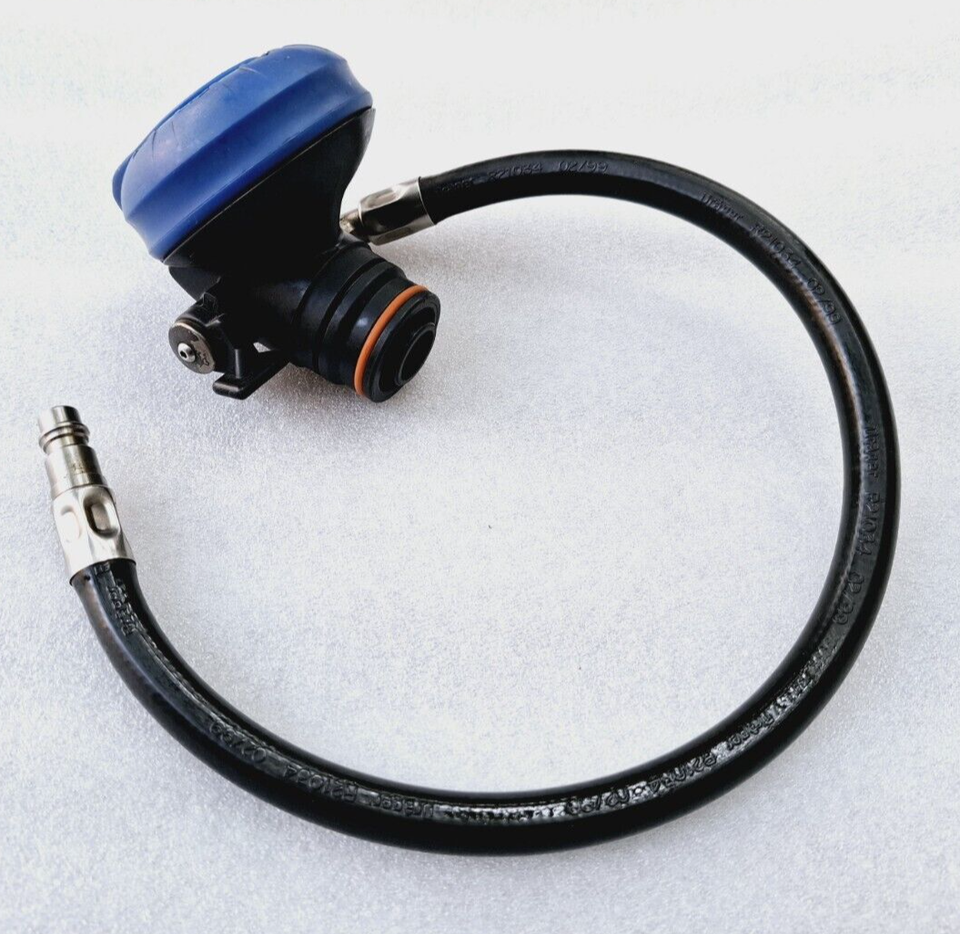 DRAGER 90 SERIES BLUE SCBA SET DIMAND VALVE WITH PIPE FOR DRAGER MAKE ...