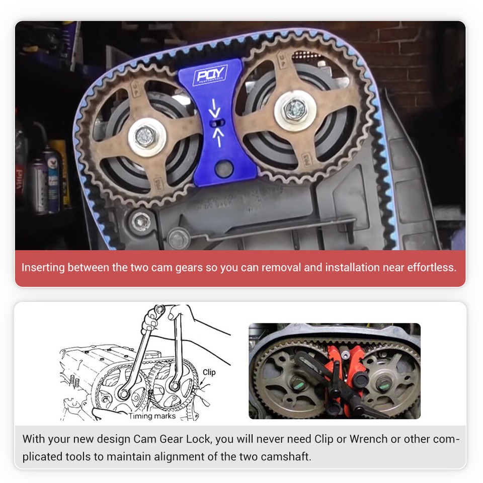 For Honda Acura B16 B18C1 B18C5 VTEC 1.6L Cam Gear Lock Timing Belt ...