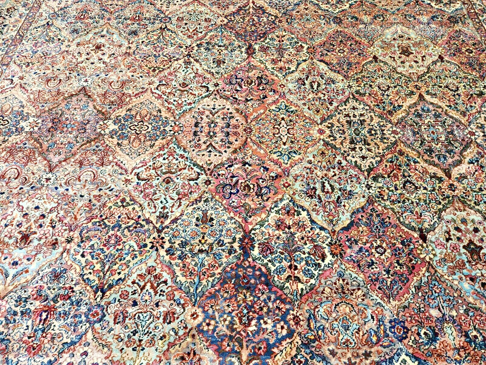 12x20 GENUINE ANTIQUE KARASTAN RUG MULTICOLOR PANEL KIRMAN 717 100% ...