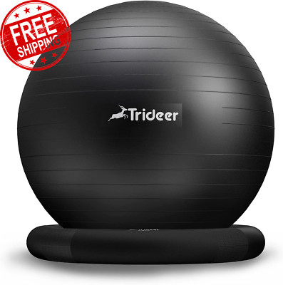 Ball Chair Yoga Ball Chair Exercise Ball Chair with Base for Home ...