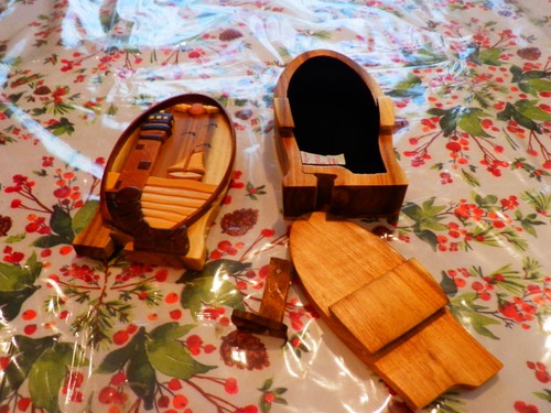 Carver Dan Wooden Lighthouse Puzzle Box | eBay