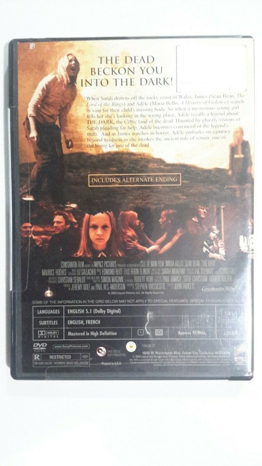 The Dark NEW SEALED! HORROR DVD! MARIA BELLO (DVD, 2006) 43396136588| eBay
