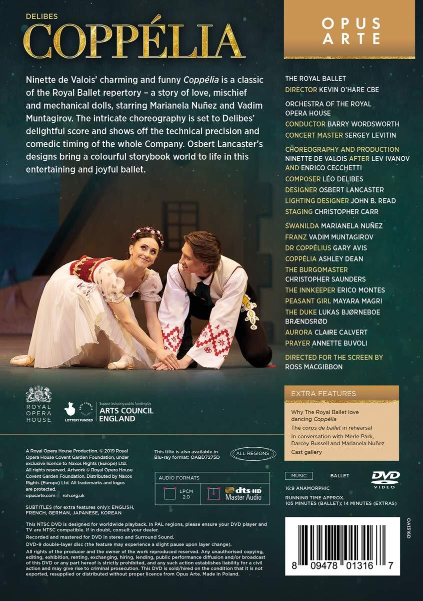 Coppélia (Royal Opera House) (DVD, 2019) for sale online | eBay