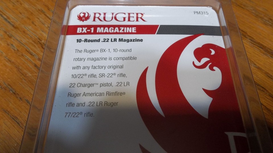 Ruger .22 LR 10-Round Rd Rotary Magazine Mag 90005 22LR BX-1 Bx1 OEM ...