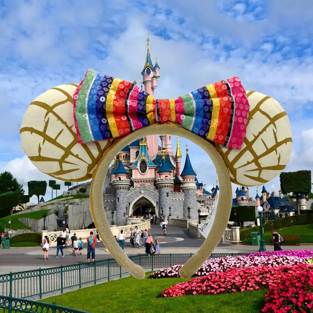 Disney.Parks Mexico Concha Sweet Bread Pan Dulce Minnie Mouse Ears ...