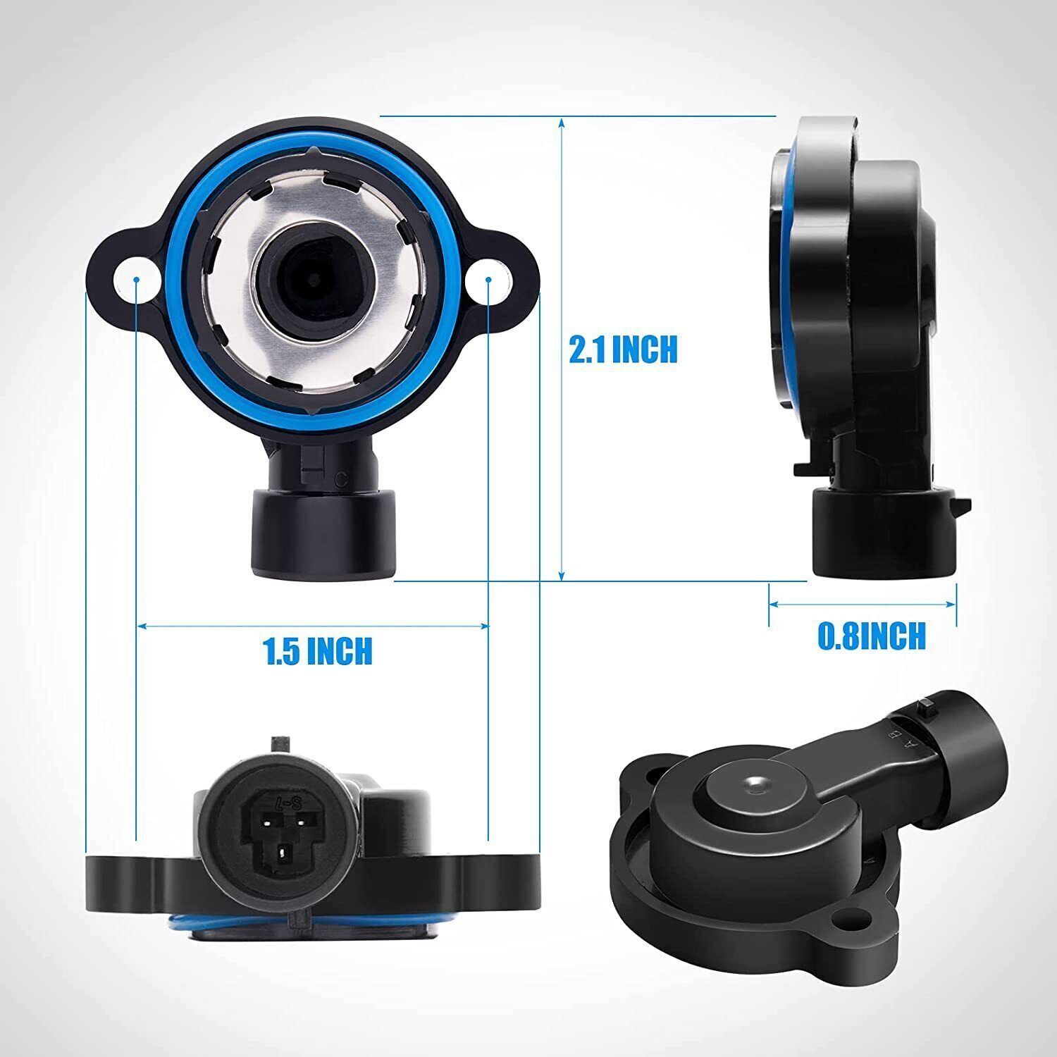 TThrottle Position Sensor and Idle Air Control Valve For Cadillac GMC ...