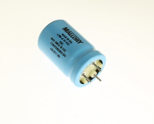 Lot of 7 6900uF 25VDC MALLORY Large Can Electrolytic Capacitor ...