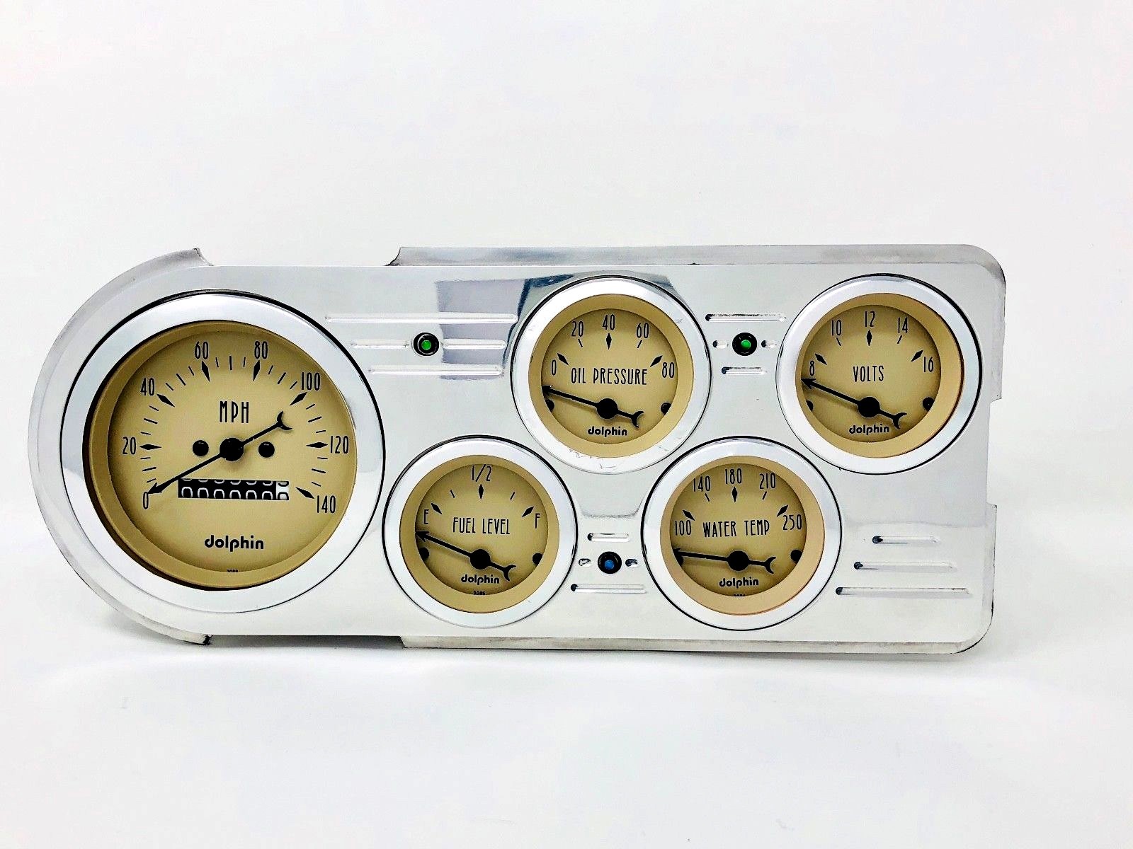 1948 1949 1950 Ford Truck 5 Gauge Dash Panel Insert Tan | eBay