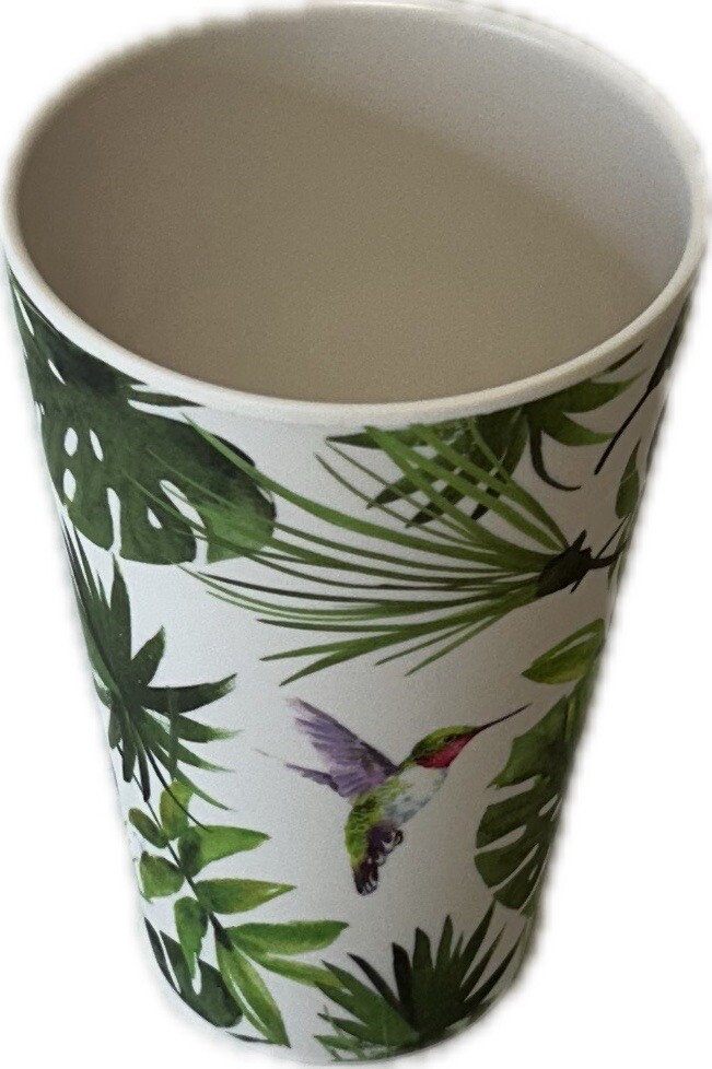 6er Set KESPER 3 Teller 25cm + 3 Becher O,4 L, Picknick Melamin, BPA ...