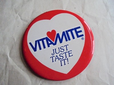 Cool Vintage Vitamite Just Taste It Advertising Pinback Button | eBay