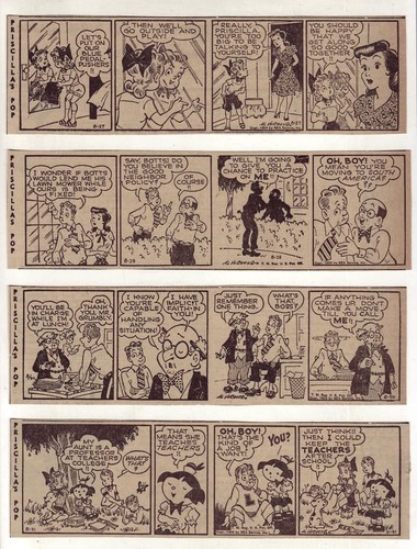 Priscilla's Pop by Al Vermeer - 26 daily comic strips - Complete August ...