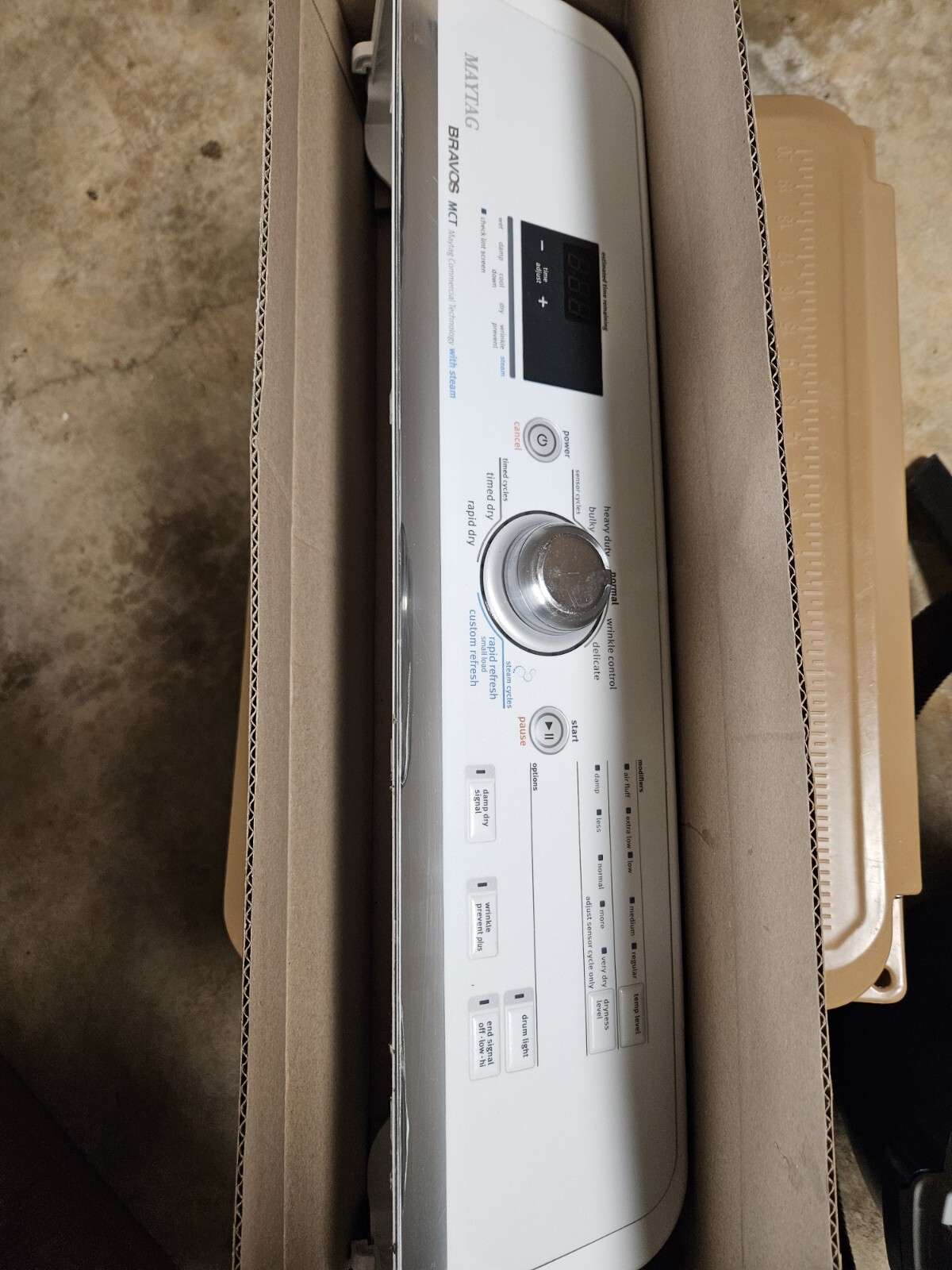 Maytag Bravos MCT Dryer With Steam Touch Panel Control Board | eBay