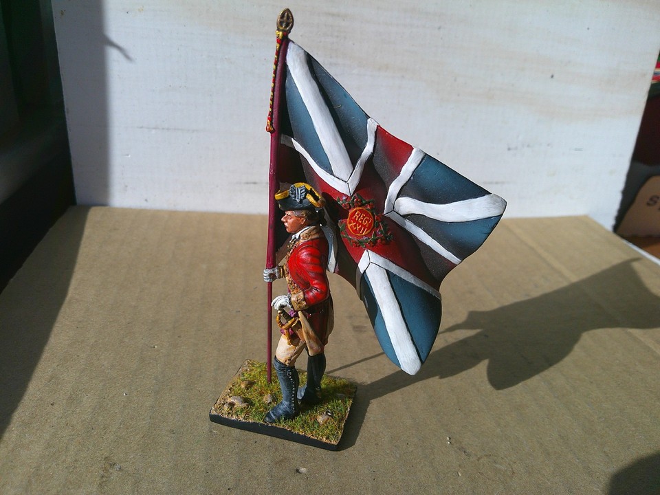 First Legion AWI041-Retired British 22nd Foot Standard Bearer-Kings ...