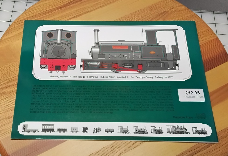 Penrhyn Quarry Railways Part 2 later steam years 16mm drawings RF1a ...