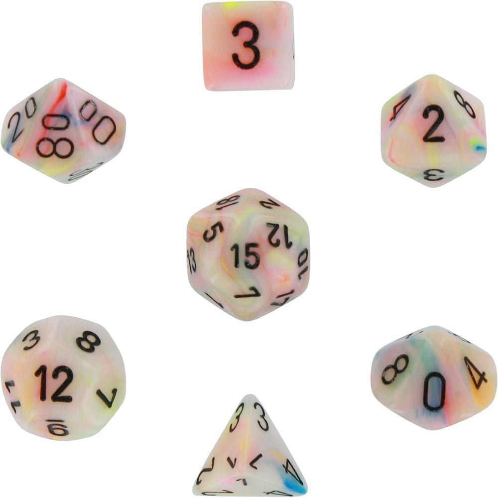 Polyhedral Dice - 7D Festive Circus/Black Set - Chessex | eBay Australia