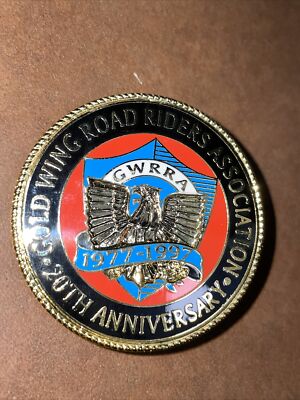 1997 GWRRA 20th Anniversary GOLD WING ROAD ASSOCIATION PIN/BADGE | eBay