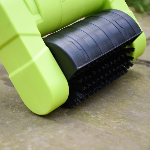 Garden Gear 500W 3 Brush Multi Cleaning Weed Sweeper Moss Dirt Removal ...