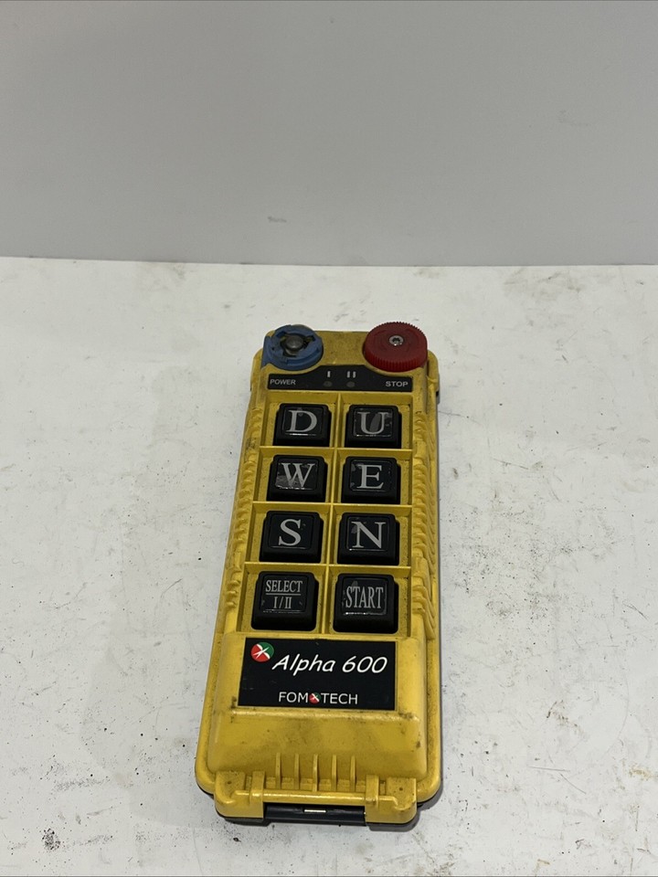 Fomotech Alpha 607 607BTTR Industrial Radio Remote Control Alpha 600 | eBay