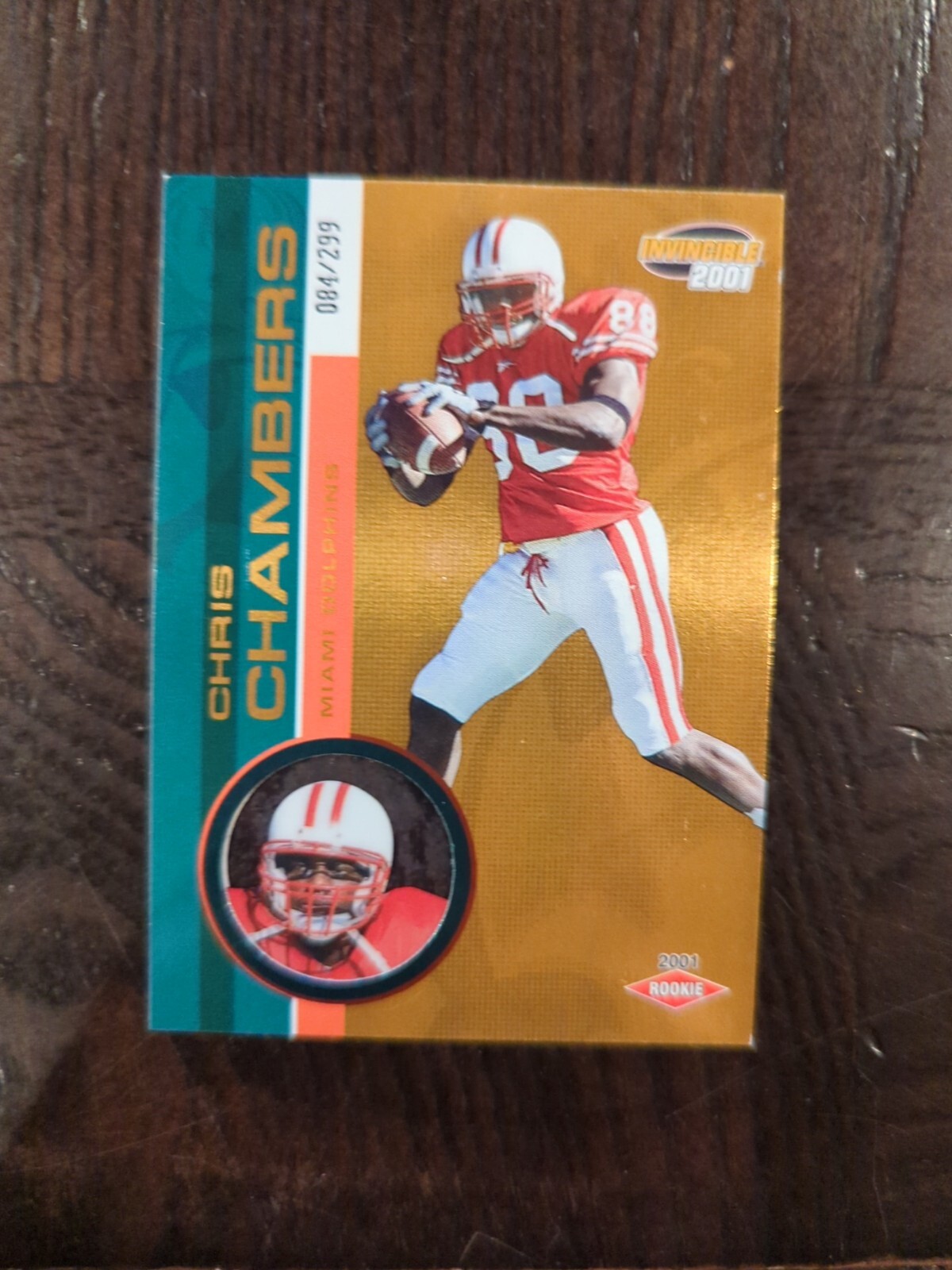 2001 Pacific Invincible #84/299 Rookie RC Chris Chambers Dolphins | eBay