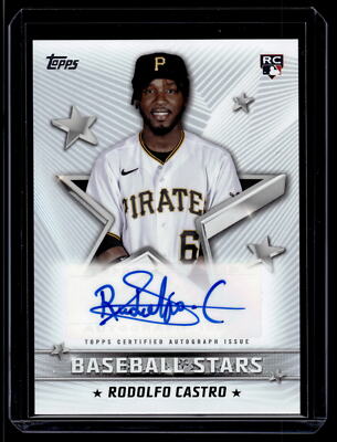 Rodolfo Castro 2022 Topps Baseball Stars Rookie Autograph Auto Card # ...