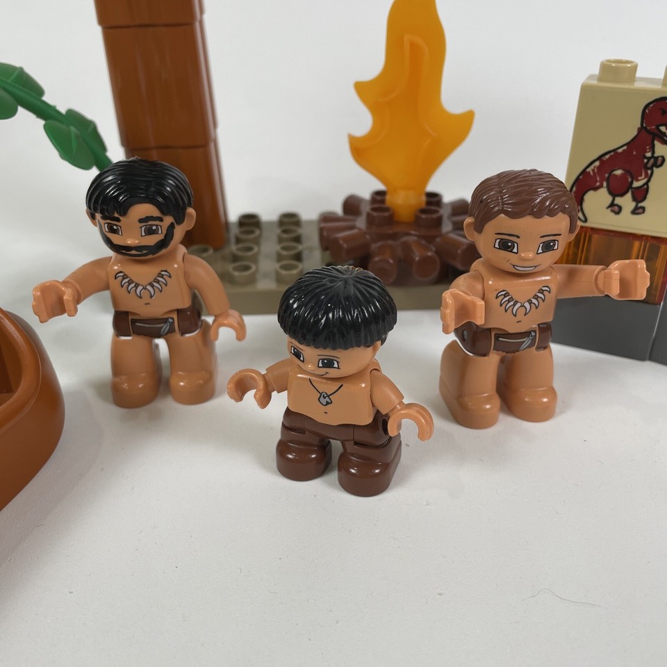 Lego Duplo Building Block Toy Prehistoric CAVEMAN CAVEMEN Family | eBay