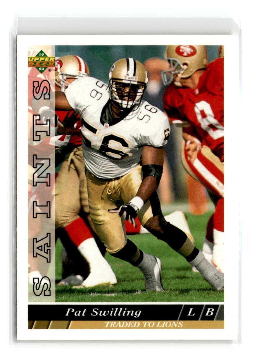 1993-Upper Deck -#218-Pat Swilling -Detroit Lions | eBay