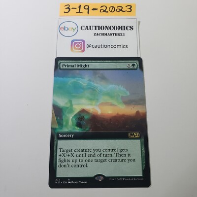 Primal Might (Extended Art) Core Set 2021 M21 NM CARD (Box7) | eBay
