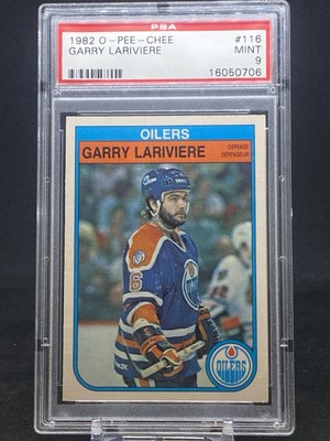1982 O-PEE-CHEE #116 GARRY LARIVIERE OILERS PSA 9 MINT | eBay