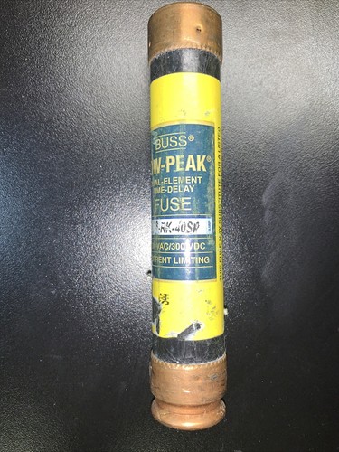 COOPER BUSSMANN Buss LPS-RK-40SP Dual Element Time Delay Fuse 600V | eBay