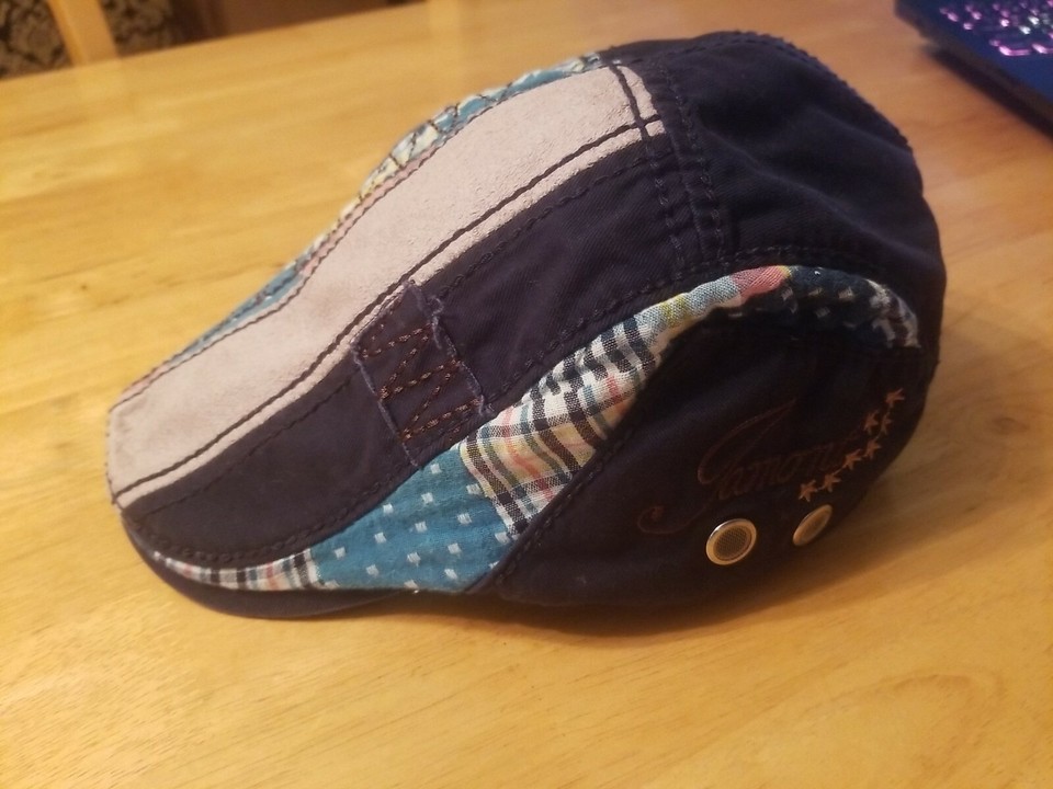 Yang Guan Flat Cap Patchwork Plaid Gatsby Newsboy Cabbie Golf Ascot ...