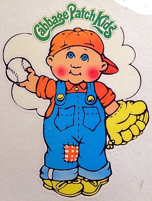 Original Vintage Cabbage Patch Kids Iron On Transfer | eBay