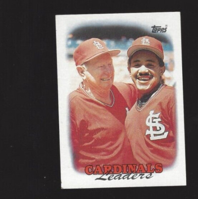 1988 Topps - Team Leaders #351 Tony Pena, Red Schoendienst | eBay