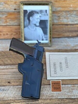 1980s Design Retro Andrews Speed Scabbard Holster Black For Browning Hi ...
