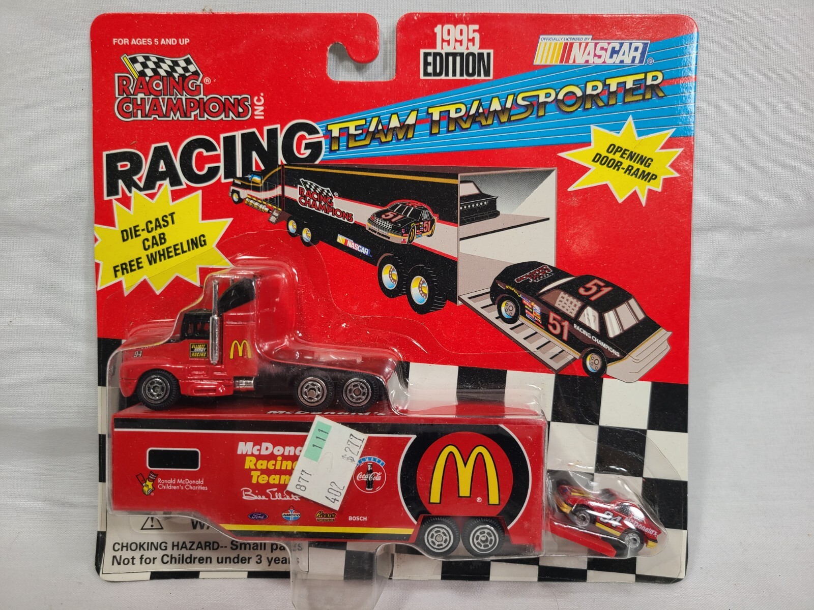 NOS Racing Champions Micro Team Transporter 1995 Edition Nascar #94 ...