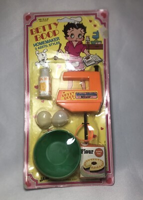 Vintage Betty Boop Toy Baking Homemaker Set 1983 Playmakers | eBay