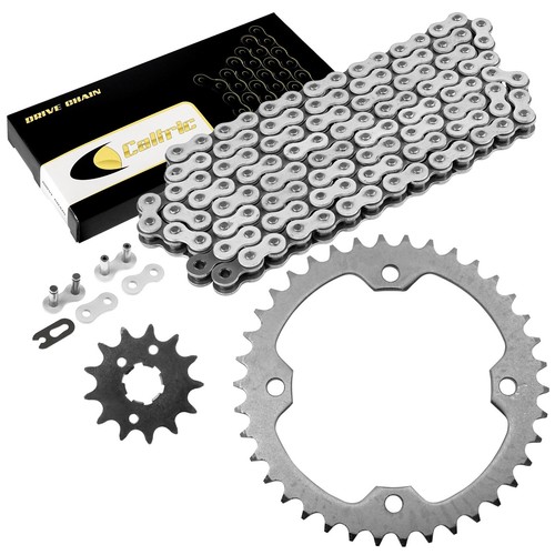 Drive Chain & Sprocket Kit For Yamaha Raptor 350 YFM350 2004 2005 2006 ...