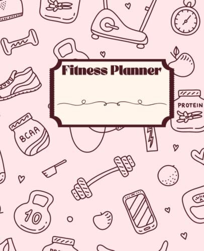 Fitness Tracker Notebook Daily & Weekly Planner and Fitness Journal in ...
