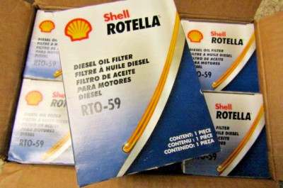 Shell / Rotella - RTO-59 Oil Filters - case of 6 filters | eBay