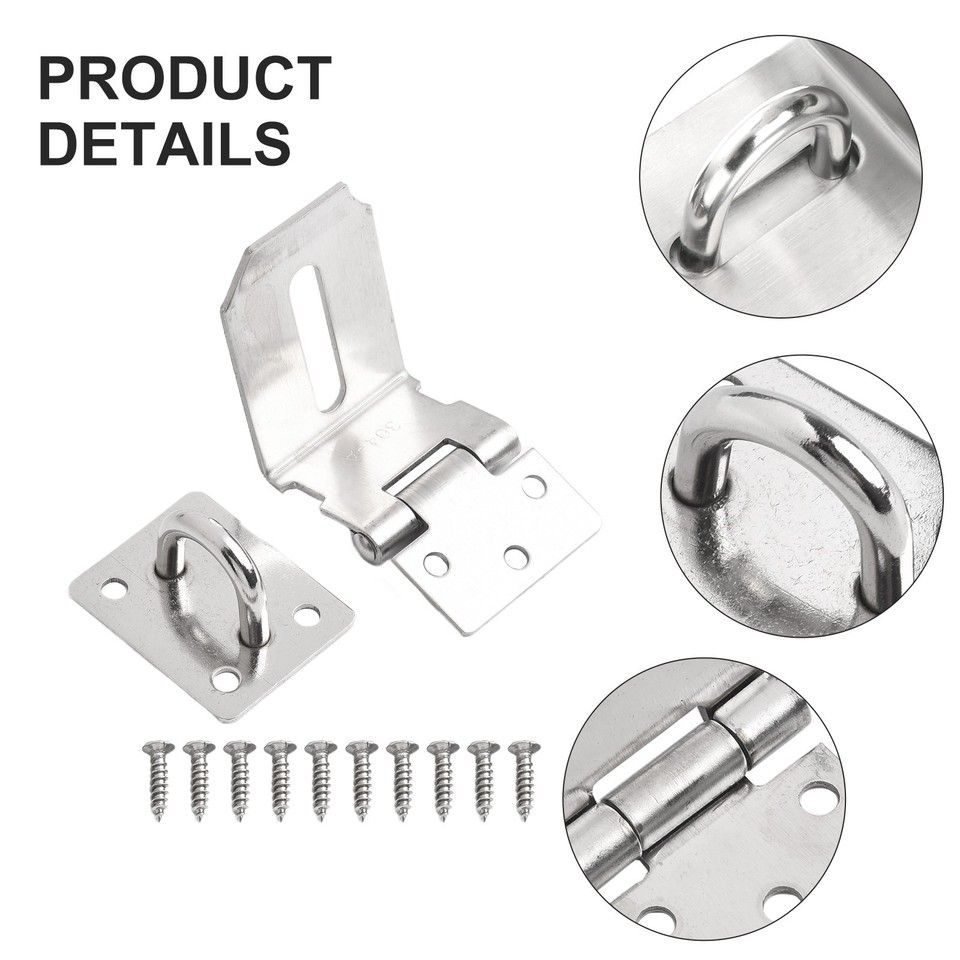 High Quality Lock Plate With Corner Buckles 1 Pcs Anti-corrosion ...