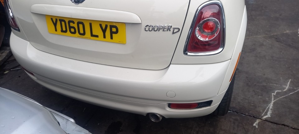 MINI COOPER R56 2006-12 COMPLETE TAIL GATE BOOTLID PEPPER WHITE (850 ...