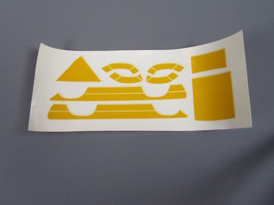 A978 Vintage Yellow Decal Decal Sheet Decoration 14X6 CM 1:43 | eBay UK