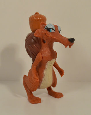 2009 Scratte 3.5" McDonald's Action Figure #8 Ice Age 3 Dawn Of The ...