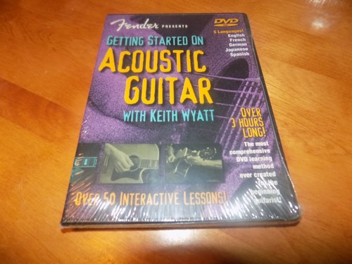 FENDER GUITARS GETTING STARTED ON ACOUSTIC GUITAR Lessons Keith Wyatt ...