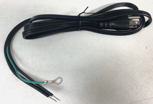 80 INCH 3 PRONG Grounded Wire POWER Cord 6ft 8in 18AWG 3-Prong AC SPT-2 ...