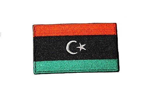 LIBYA Country Flag Embroidered Iron on Patch Crest Badge ...Size : 2.5" x 1.5" I | eBay