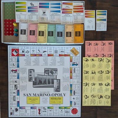 San Marino-Opoly Board Game (2003) - First Edition, Unplayed, Rare! | eBay