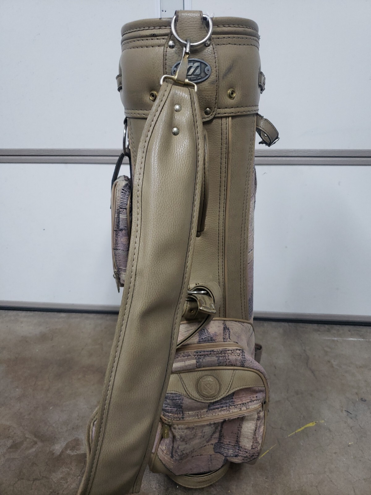 Mizuno Canvas Golf Bag 6 Way Divider Carry Cart Bag gb323 | eBay