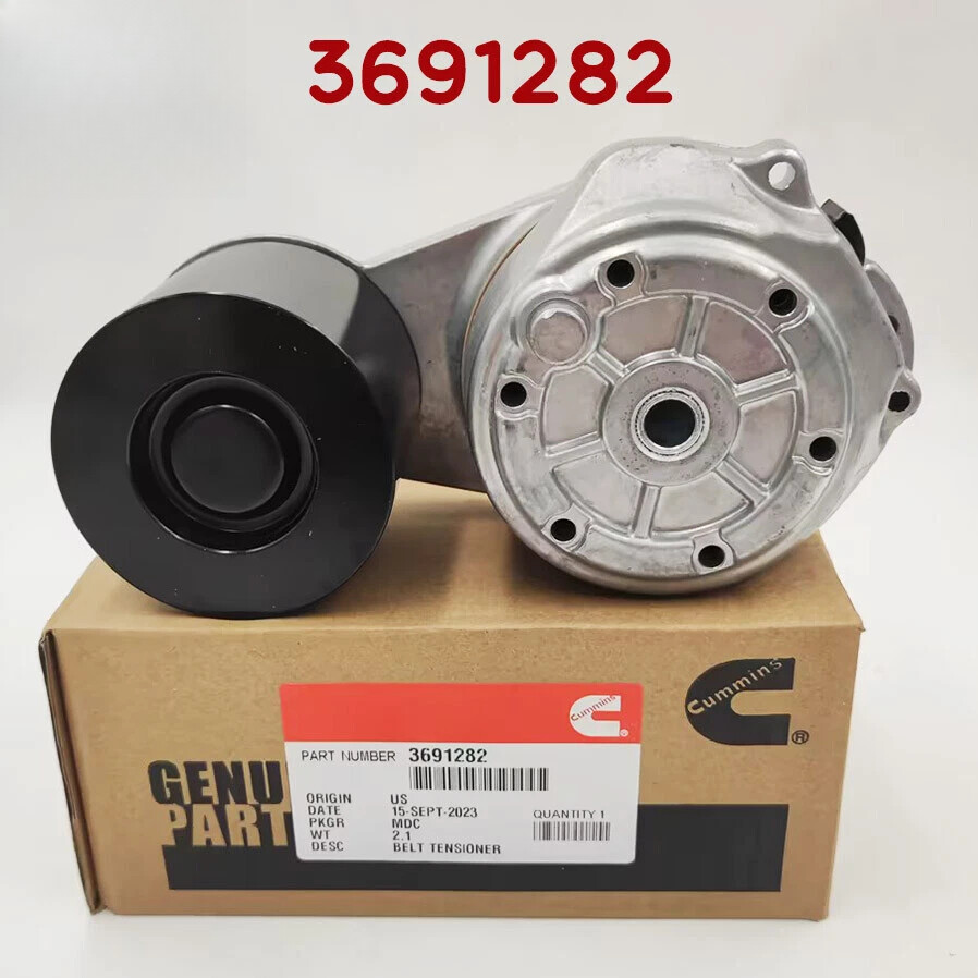 Belt Tensioner 3691282 For Cummins 15L pulley idler ISX 3682946 4299051 ...