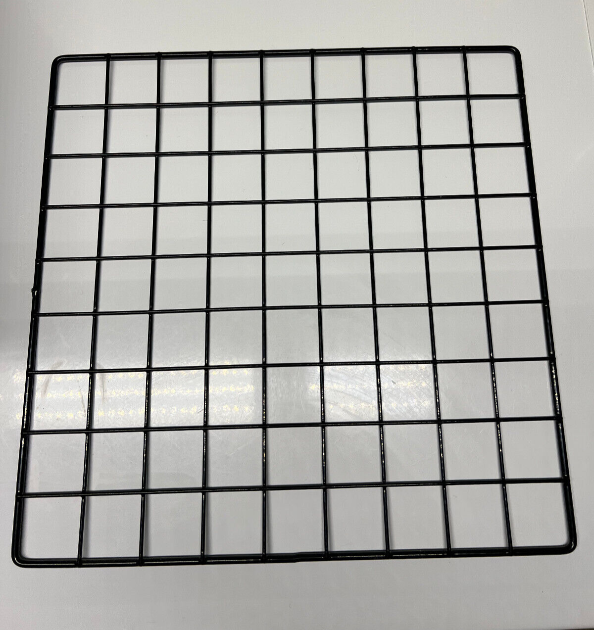 Box of 48 Black 14"x 14" Plastic Coated Wire Mini Grid Panels with 1.5 ...