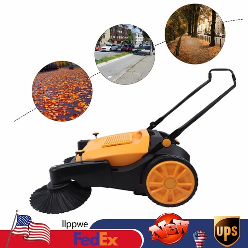 Walk-Behind Sweeper Floor Street Road Pavement Cleaning Brush Broom ...